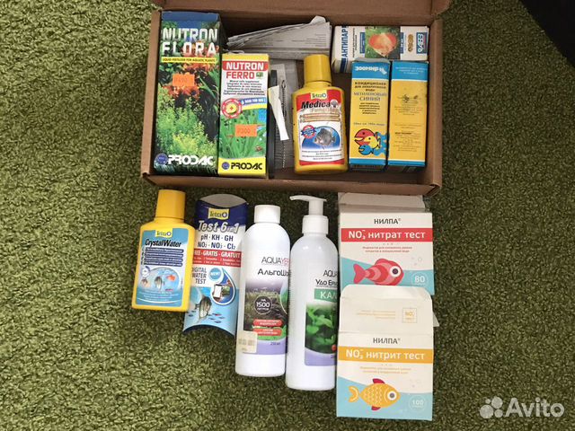 Удобрения, лекарства для аквариума