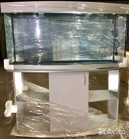 Фигурный аквариум Aquaplus с тумбой