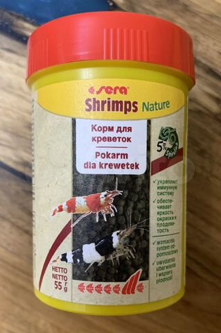 Продам часть корма для креветок Sera Shrimps